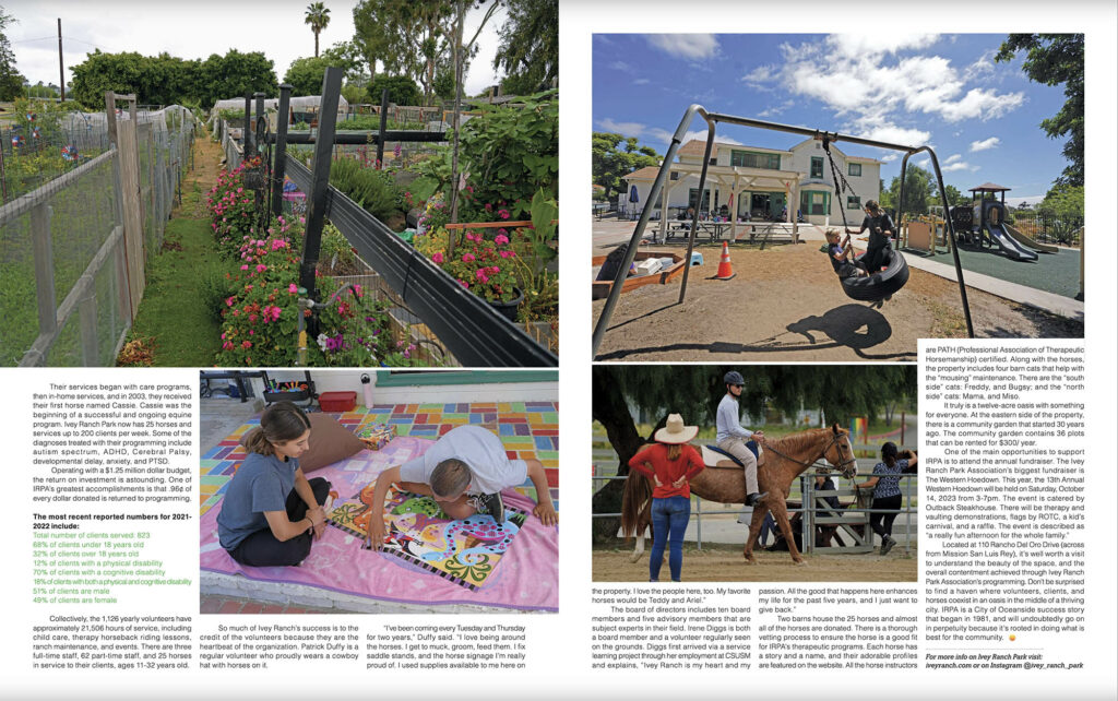 Ivey Ranch Park Association: A Beacon of Success and Good Will - Ivey ...